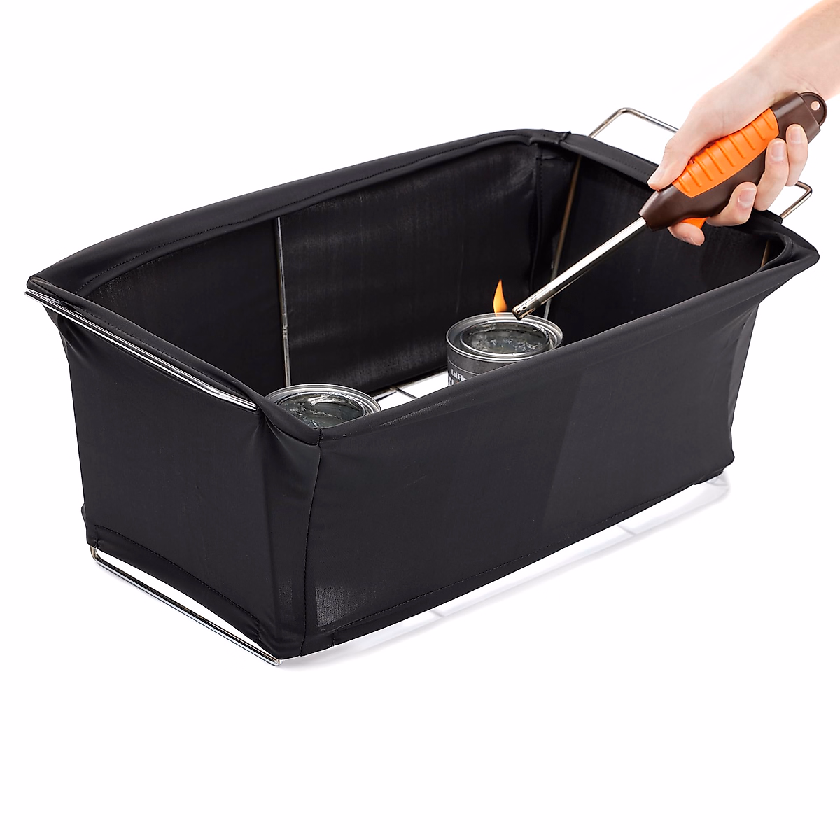 Chafer Wind Guard 2 Pack, Chafer Stand Cover, Decorative Food Warmer Cover for Indoor & Outdoor Events, Party, Catering, Buffet, Camping, Flame Retardant Fabric for Parties Buffet, Chef Master 90081