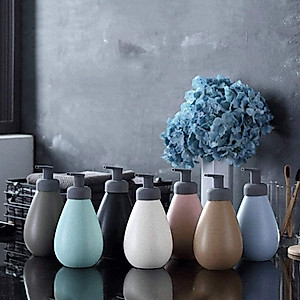 Soap Dispenser Soap Dispenser Bathroom Accessories Hotel Decor,Hand sanitizer Bottle Lotion Dispenser Pump Foaming Hand Ceramics Soap Bottles