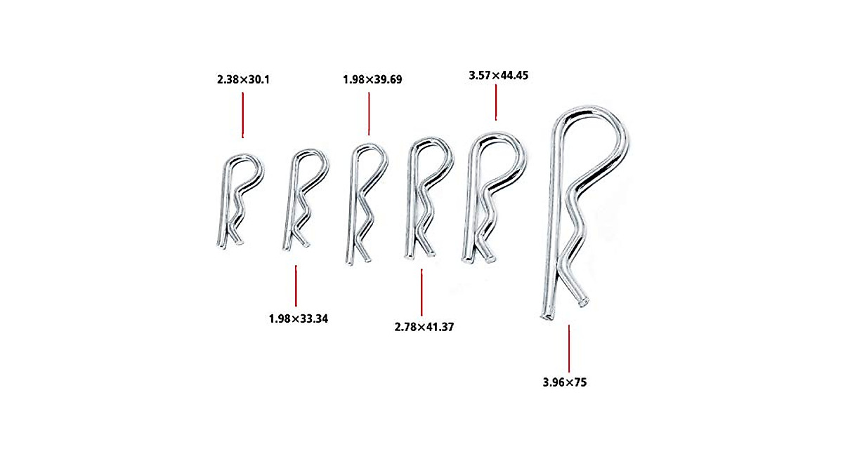 150Pcs Hitch Pin Clips - Durable & Versatile Assortment