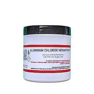 Aluminum chloride hexahydrate, Reagent, 99%, 100 grams