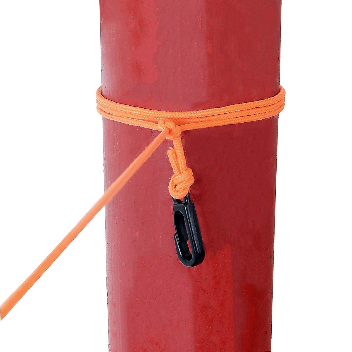 Longdex 8M telescopic clothesline portable windproof adjustable box-type rope , adjustable clothesline with 10 windproof clothespins, Multi-Functional.