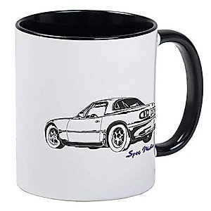 Miata RINGER Mug - Ceramic 11oz Coffee/Tea Cup Gift Stocking Stuffer