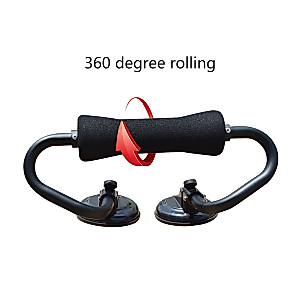 JOIERW Kayak Roller Loader, Kayak Load Assist Roller Mount with Suction Cup for Car SUV - Black