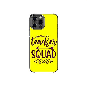 Teacher Squad Funny Sarcastic Pattern Art Design Anti-Fall and Shockproof Gift iPhone case (iPhone XR)