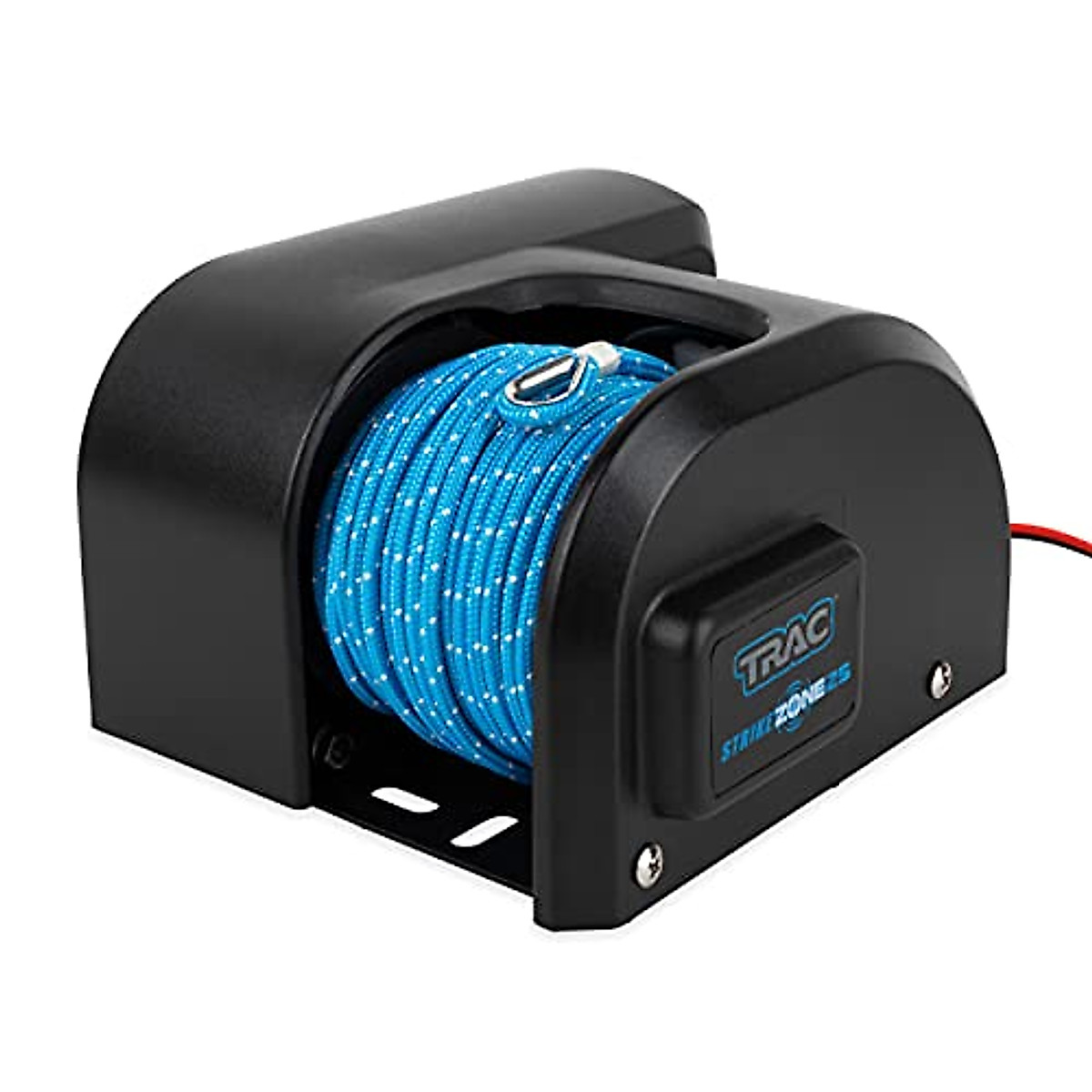Trac Outdoors StrikeZone 25 Electric Anchor Winch - Anchors Up to 25 lb. - Includes 100-feet of Pre-Wound Anchor Rope with Use (69001)