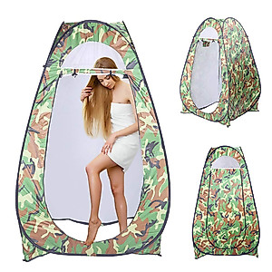 Goujxcy Pop Up Privacy Tent,Instant Portable Outdoor Shower Tent, Camp Toilet,Changing Dressing for Camping & Beach