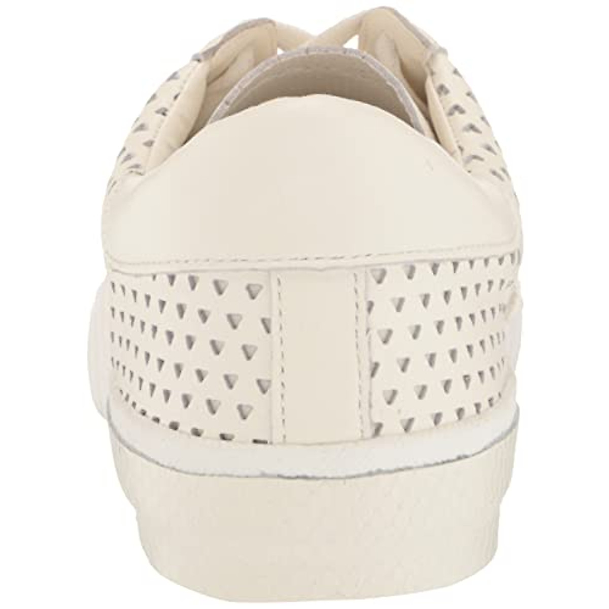 Dolce Vita Women's Zina PERF Sneaker, White Perforated Leather, 6.5