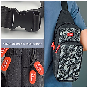 ENFILY Backpack Crossbody Travel Bag Compatible for Nintendo Switch/Switch OLED Model(2021) & Accessories, Nylon Waterproof Portable Shoulder bags, Carrying Case