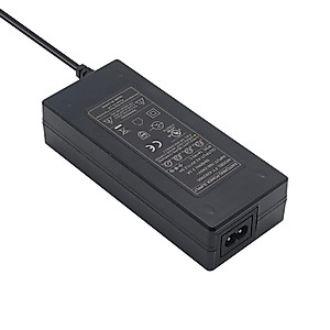 36V Lithium Battery Charger Output 42V 2A for 36V 10S Lithium Batteries Pack DC 5.5 * 2.1 Plug with 5.5 * 2.5mm /8mm RCA /8mm Female 3-Pin Inline Tips