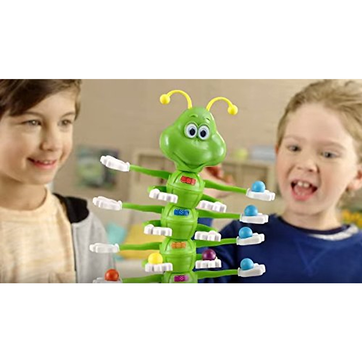 Goliath Giggle Wiggle - The Twisting Turning Race to Get Your Marbles to The Top Game, Multi Color, 48 months to 1188 months