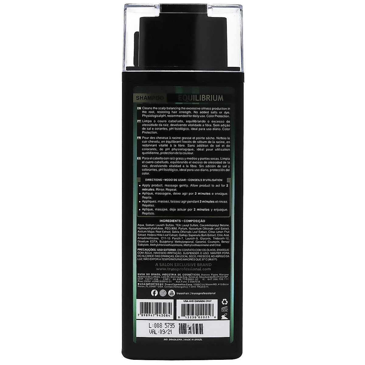 TRUSS Equilibrium Shampoo 10.14 Oz