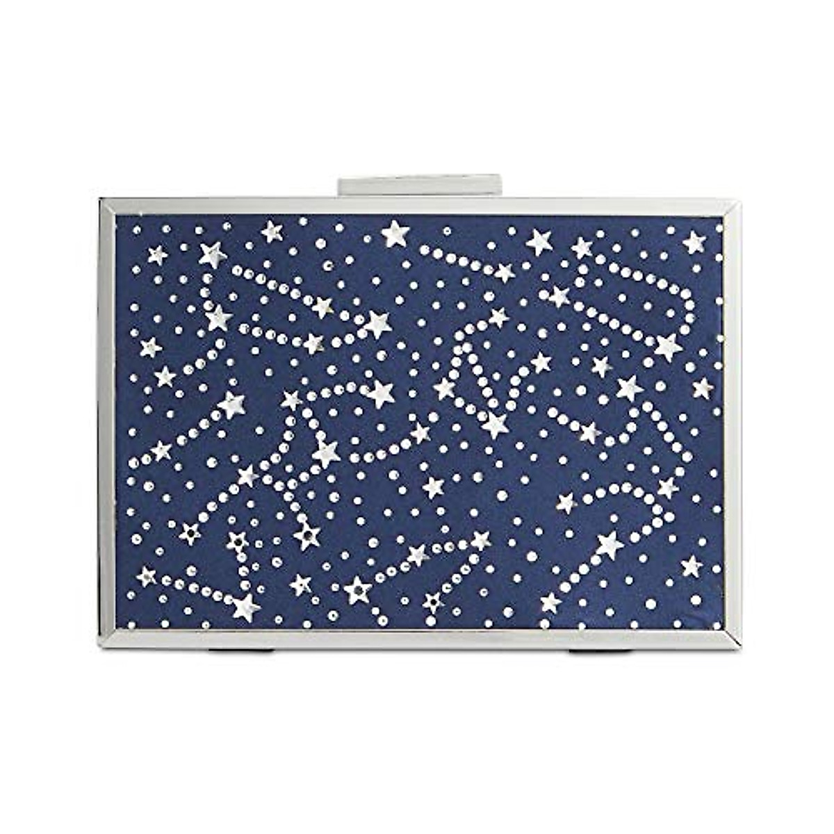 INC International Concepts Nadia Celestial Clutch (Navy/Silver)