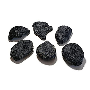 1pc Indochinite Super Black Tektite 38-67mm Specimen Very Rare Glass Naturally Formed from Meteorite Impact & Found in The Vietnam Area of The Strewnfield