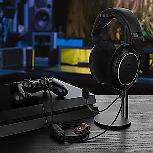 Geekria Boom Mic Headphones Cable Compatible with Sennheiser HD-599 579 559 569, 2.5mm Jack Nylon Braided Replacement Cord with Boom Microphone and Volume/Mute Control for Gaming & Meeting (6 ft)