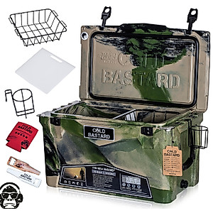 45QT Cold Bastard Rugged+ CAMO Army Premium Ice Chest Cooler Accessories Free S&H CB45-CA