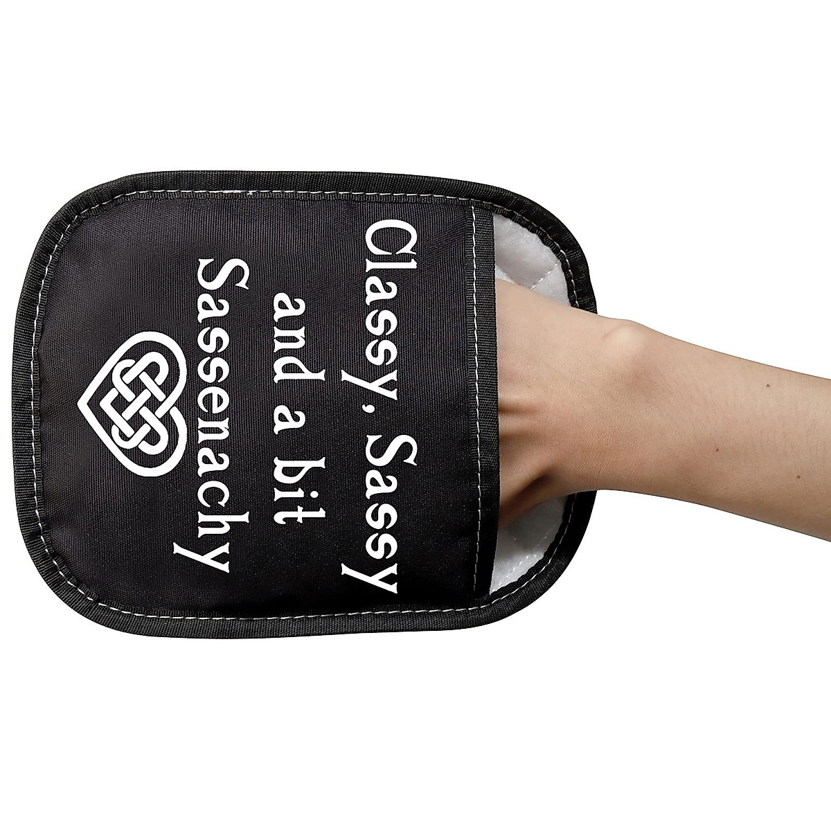 LEVLO Dragonfly Fans Gift Sassenach Merchandise for Jamie Fraser Fans Classy Sassy and A Bit Sassenachy Dragonfly Pot Holders (Classy Sassy)