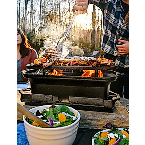 Lodge Sportsman's Pro Grill, 19.38 inches, Black