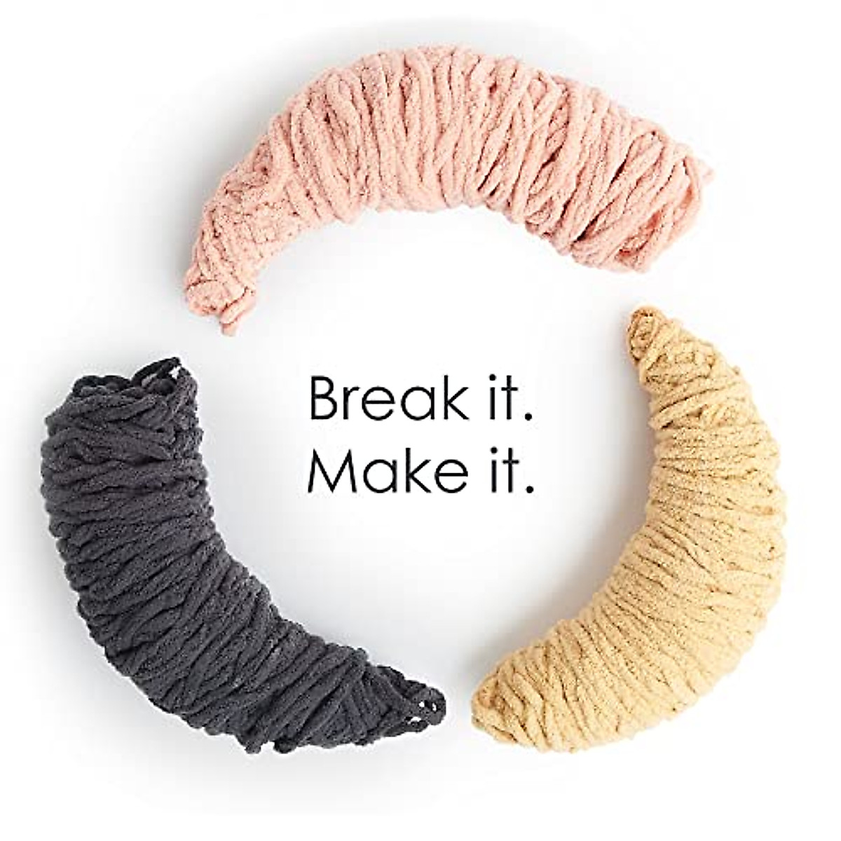 Bernat Blanket O'Go Sky Yarn - 4 Pack of 300g/10.5oz - Polyester - 6 Super Bulky - Knitting/Crochet