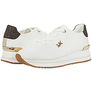 Michael Kors Monique Knit Trainer Optic White 9 M