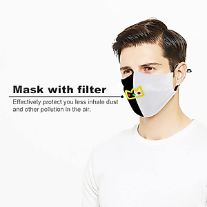 Mask Breathable Neck Gaiter Reusable Face Decor Cover Balaclava for Men and Women