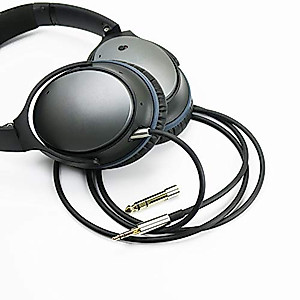 NewFantasia Replacement Audio Upgrade Cable Compatible with Bose 700, QuietComfort 25, QuietComfort 35, QC25, QC35 II, QC35, QC45 Headphones 1.2meters/4feet