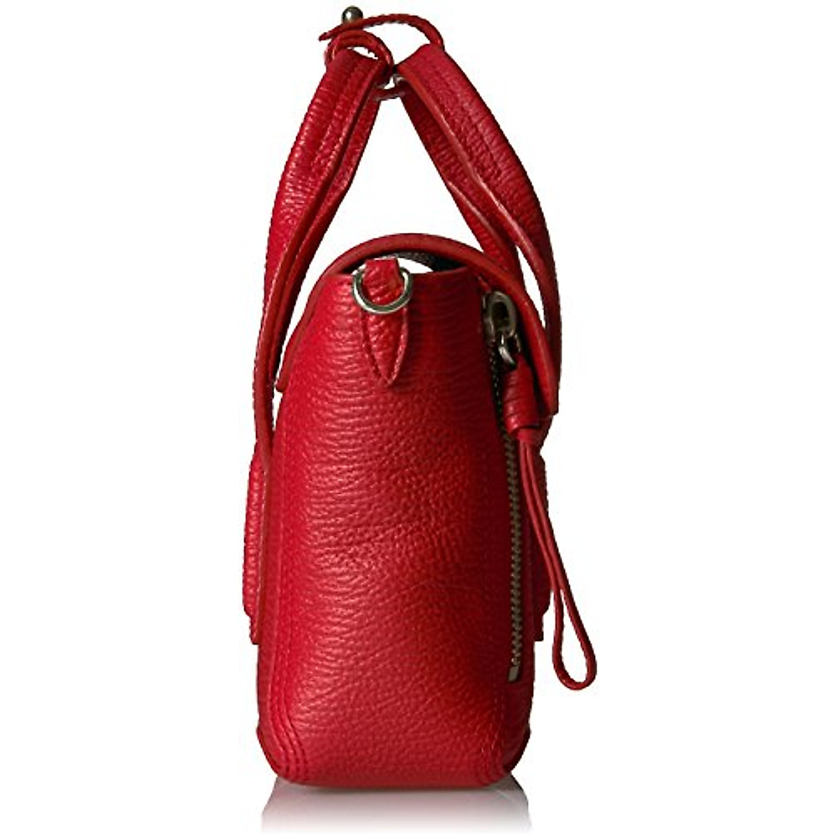 3.1 Phillip Lim Pashli Mini Satchel , red-nickel , One Size