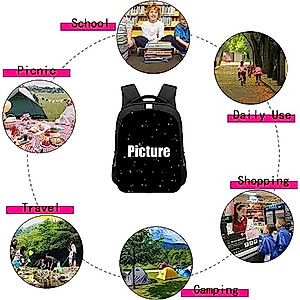 JHMYGSWK Fashion Kids Backpack Large Capacity School Backpack Multiple Pockets Anime Schoolbag-5