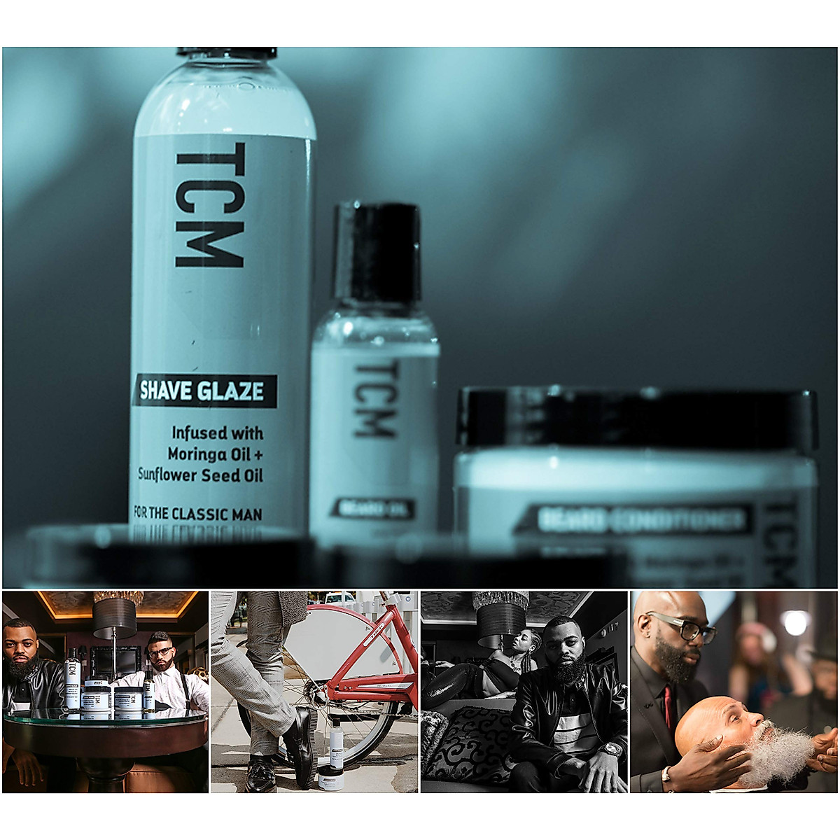 TCM Men's Beard Oil for Maximum Facial Hair Shine and Skin Softness (Single)