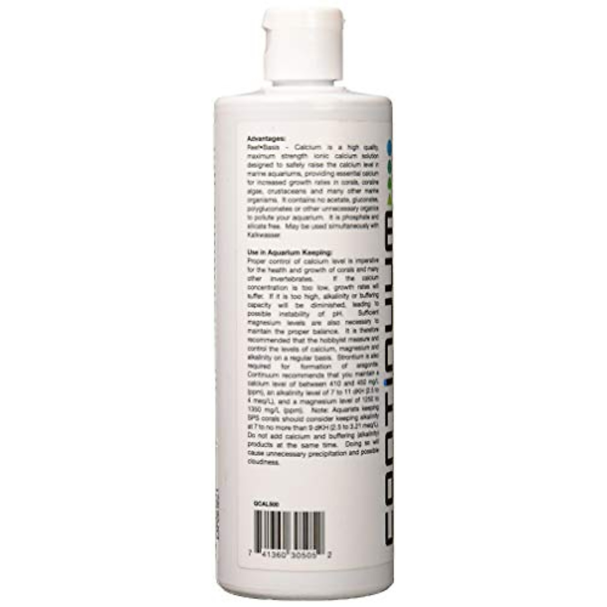 Continuum Aquatics ACO30505 Reef Basis Calcium Liquid for Aquarium, 16.9-Ounce