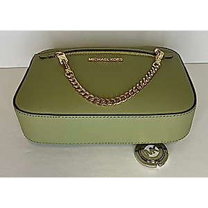 Michael Kors Jet Set Large Crossbody bundled Purse Hook (Light Sage)