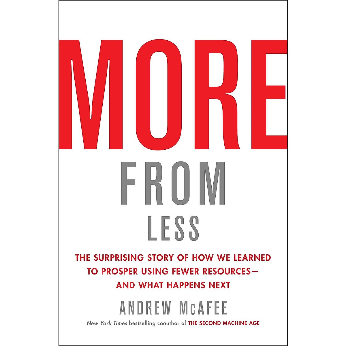 More from Less: The Surprising Story of How We Learned to Prosper Using Fewer Resources―and What Happens Next