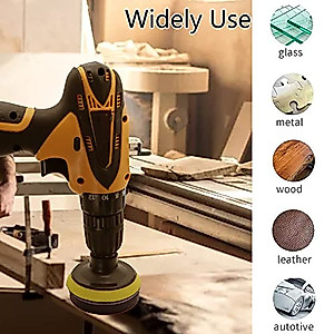 74pcs Sandpaper 3Inch Sanding Disc 60-10000 Grit Wet Dry Sandpaper with M10 Backing Pad,Interface Pad,Polishing Pads Sponge for Wood Metal Mirror Jewelry Car Polishing Headlight Cleaner Set