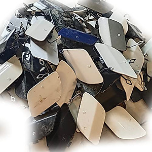 Trimla Rear Tow Cover Fit for Mercedes-Benz C-Class W205 C180 C200 C220 C250 C260 C280 C300 C320 C350 2014 2015 2016 2017 2018 2019 2020 Bumper Hook Eye Cap 2058850224 (Black)