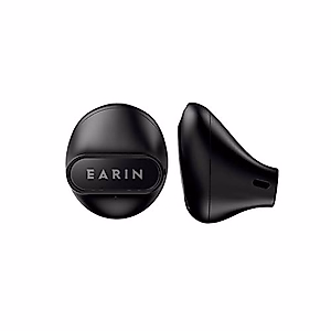 EARIN A-3 - The Original True Wireless Earphones - Open Design Comfortable Earbuds - Black Aluminum Charging Case - 5 Hours of Playtime - Bluetooth - Wireless & USB-C Charging