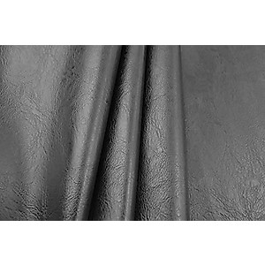 Soft Faux Leather Fabric Fake Leather Fabric by The Yard Black Upholstery Vinyl for Sofa Bags Chairs Car Seats DIY Crafts