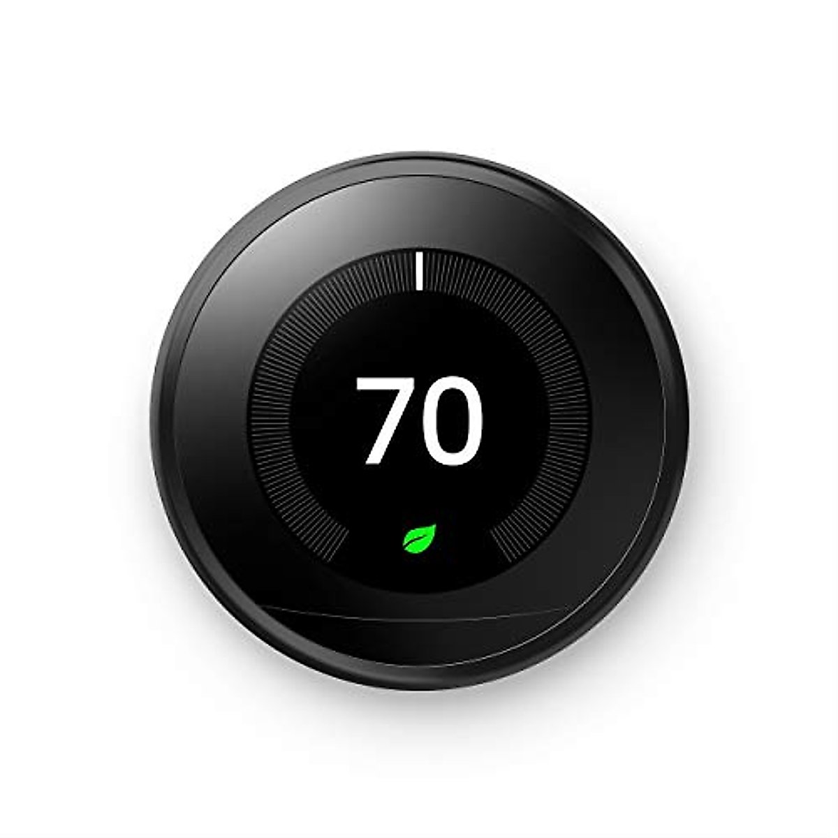 Google Nest Learning Thermostat - Programmable Smart Thermostat for Home - 3rd Generation Nest Thermostat - Works with Alexa - Black