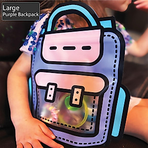 Bulk Gift Bags for Kids Birthday Party Supplies - Goodie Bag for Candy, Food, Snacks or Favors with Resealable Ziplock Seal (Orange L 20)