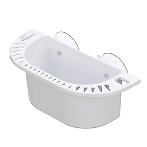 Seachoice Cockpit Organizer w/ 3 Suction Cups to Mount on Any Flat Service on Boat, White