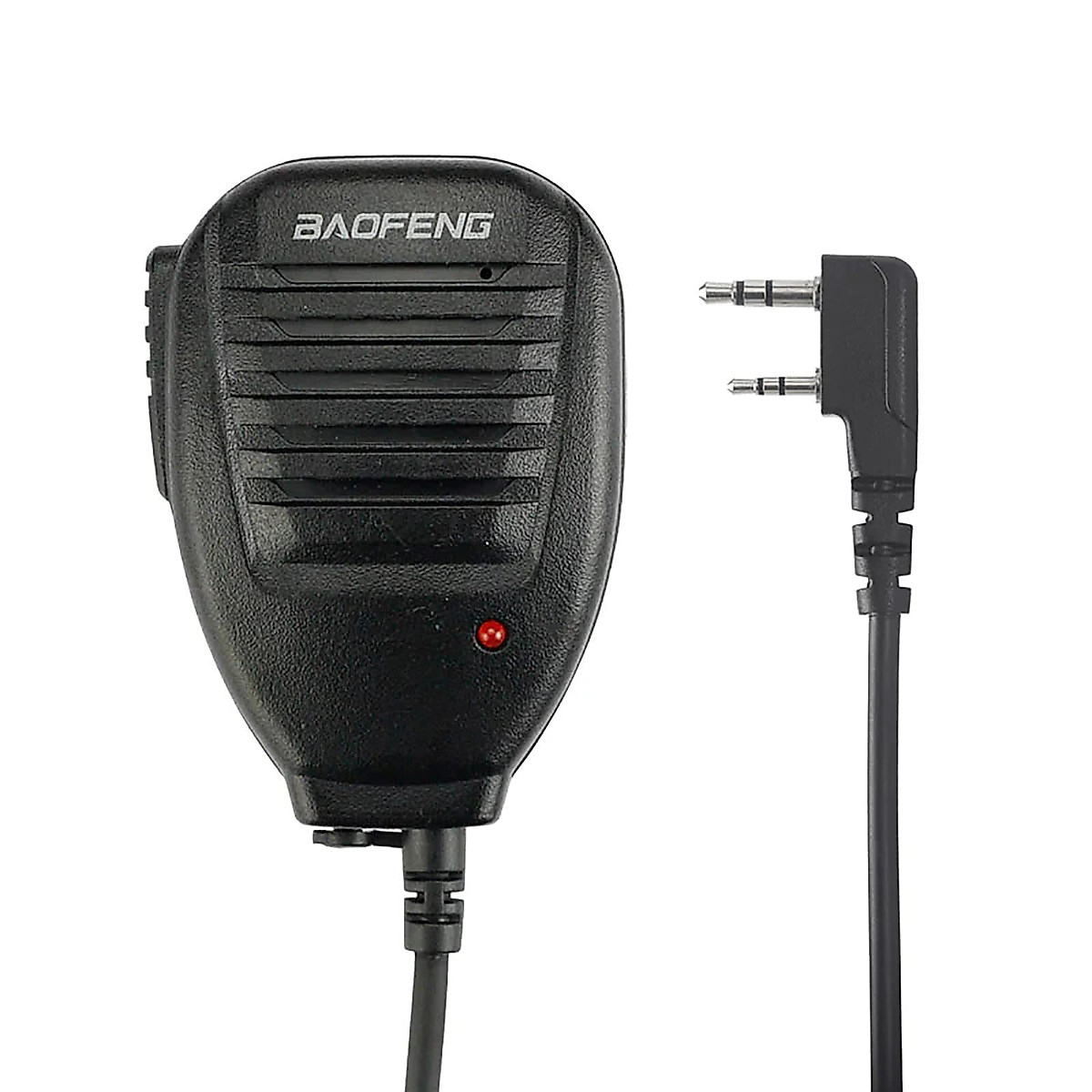 Baofeng 2-pin Two Way Speaker Microphone, Reinforced Cable and Rain Shoulder Handheld, Compatible UV-5R 5RPlus UV-82 82hp BF-F8HP 5RA 5RB 5RC 5RD 5RE UV-S9 etc