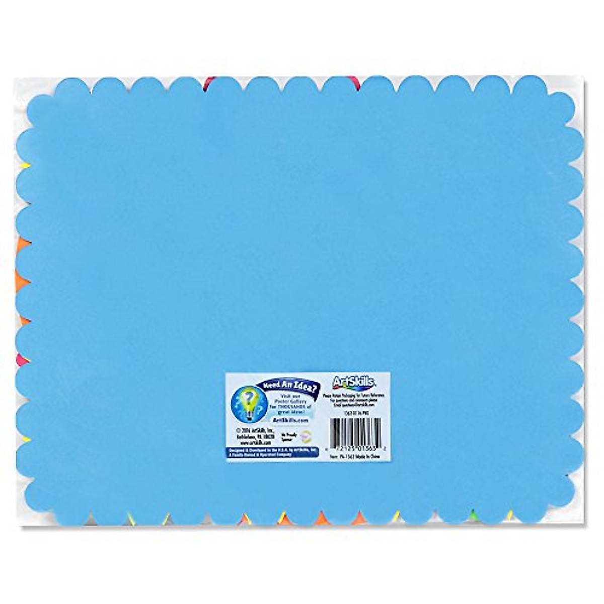 ArtSkills 11" x 14" Poster Boards Shapes School Project Supplies, Neon, 5 Pack