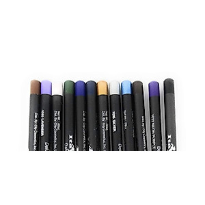 Italia Delux Ultra Fine Eyeliners (Set of 12 Colors)