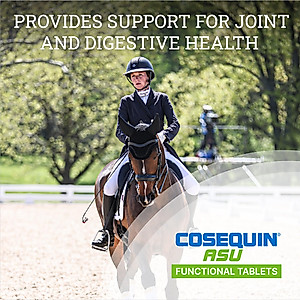 Cosequin ASU Joint & Digestive Health Functional Tablets for Horses, 240 Tablets