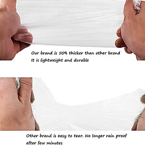 Rain Ponchos for Adults Disposable Poncho for Disney World 20 Pack Panchos Rain Adult Bulk Emergency Waterproof Plastic Raincoat with Hood Lightweight Pocket Camping Throw Away Men Women Compact Pncho