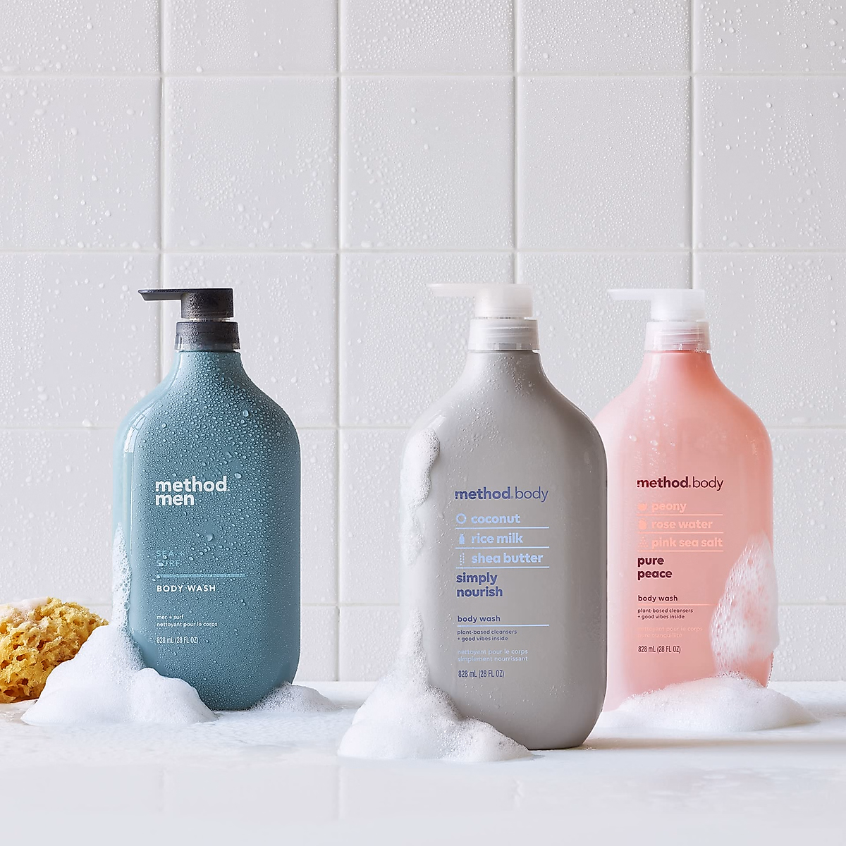 Method Body Wash, Simply Nourish, Paraben and Phthalate Free, Biodegradable Formula, 28 oz (Pack of 1)