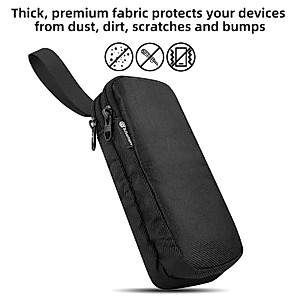 CaSZLUTION Travel Case for Google Chromecast, Fire Stick TV, Fire TV 4K Ultra HD, Roku Streaming Stick Remote Controller, Portable Storage Case for Smart TV Stick and Accessories (Case Only)