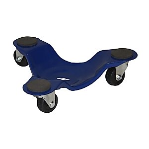 Grip 3 Wheel Jumbo Movers Dolly - 270 Pound Load Capacity - 2" Swivel Casters - Move Furniture, Appliances, Oversized or Heavy Objects