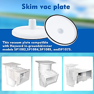 SP1106 Pool Vacuum Plate Ground Pool Skimmer for Hayward Skim Vac Plate 1082 SP1084 SP1085 SP1075