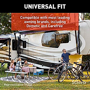 Solera 12V Smart Arm 69" Awning Hardware Kit for 5th Wheels, RVs, Travel Trailers, Power Extend and Retract, Safety Lock Button, Weatherproof - 759517