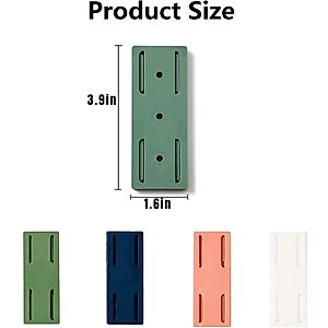 4 Pcs Self-Adhesive Desktop Socket Fixer, Adhesive Punch Free Socket Holder, Power Strip Holder Fixator, Plug-in Socket Holder for Desk (4PCS)
