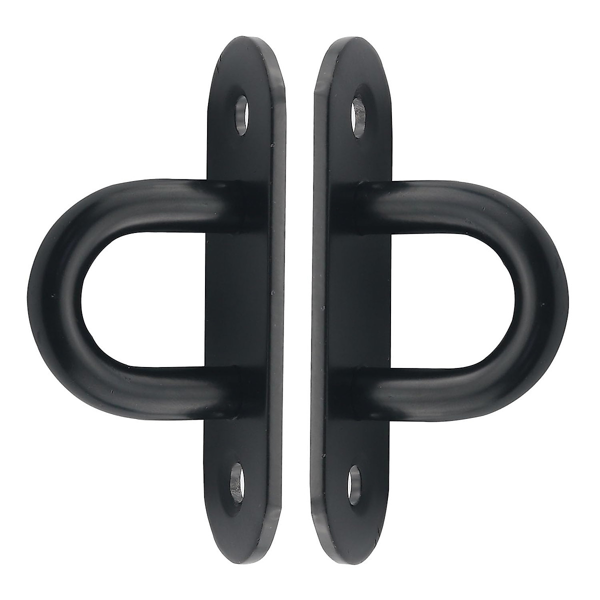 WELWIK 2PCS Stainless Steel U-Hooks Roof Ceiling Fan Hooks Thickened Sandbag Bag Hooks Fixed Hooks Load-Bearing Top Hooks Hook and Eye Pads for Ceiling Mounting Door Fixing Small